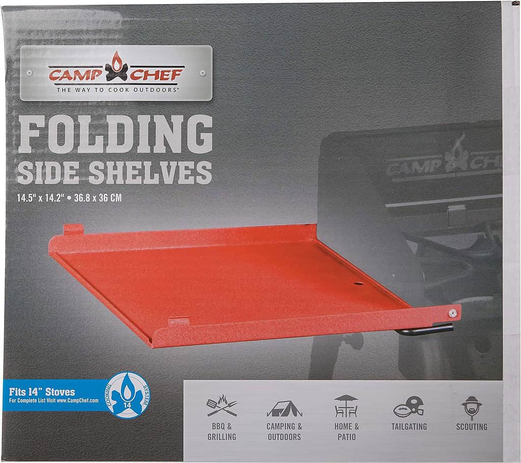 Camp Chef Folding Side Shelf Set for 2 Burners review - Outdoor Overnights