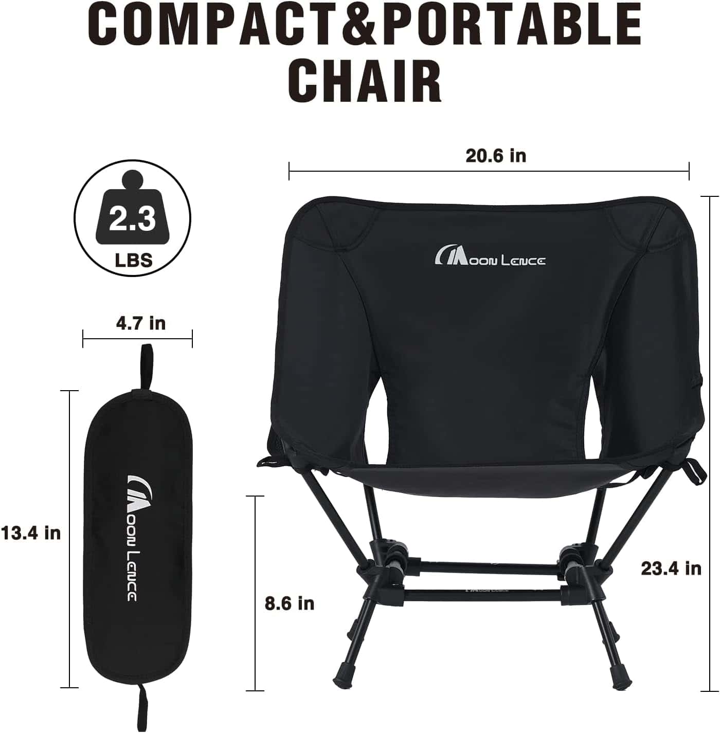 moon-lence-camping-chair-compact-backpacking-chair-folding-chair-with ...