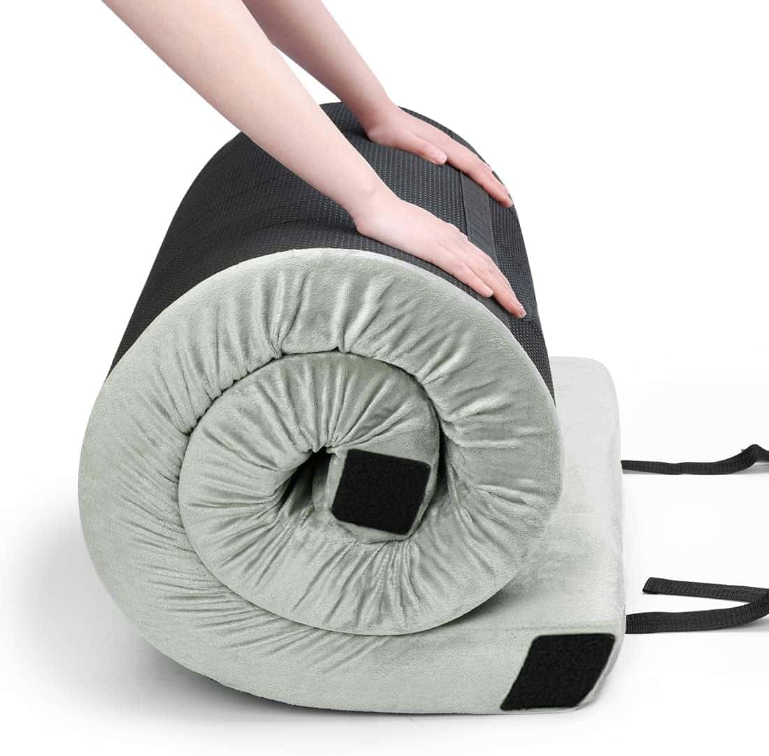 willpo-certipur-us-memory-foam-camping-mattress-portable-sleeping-pad ...