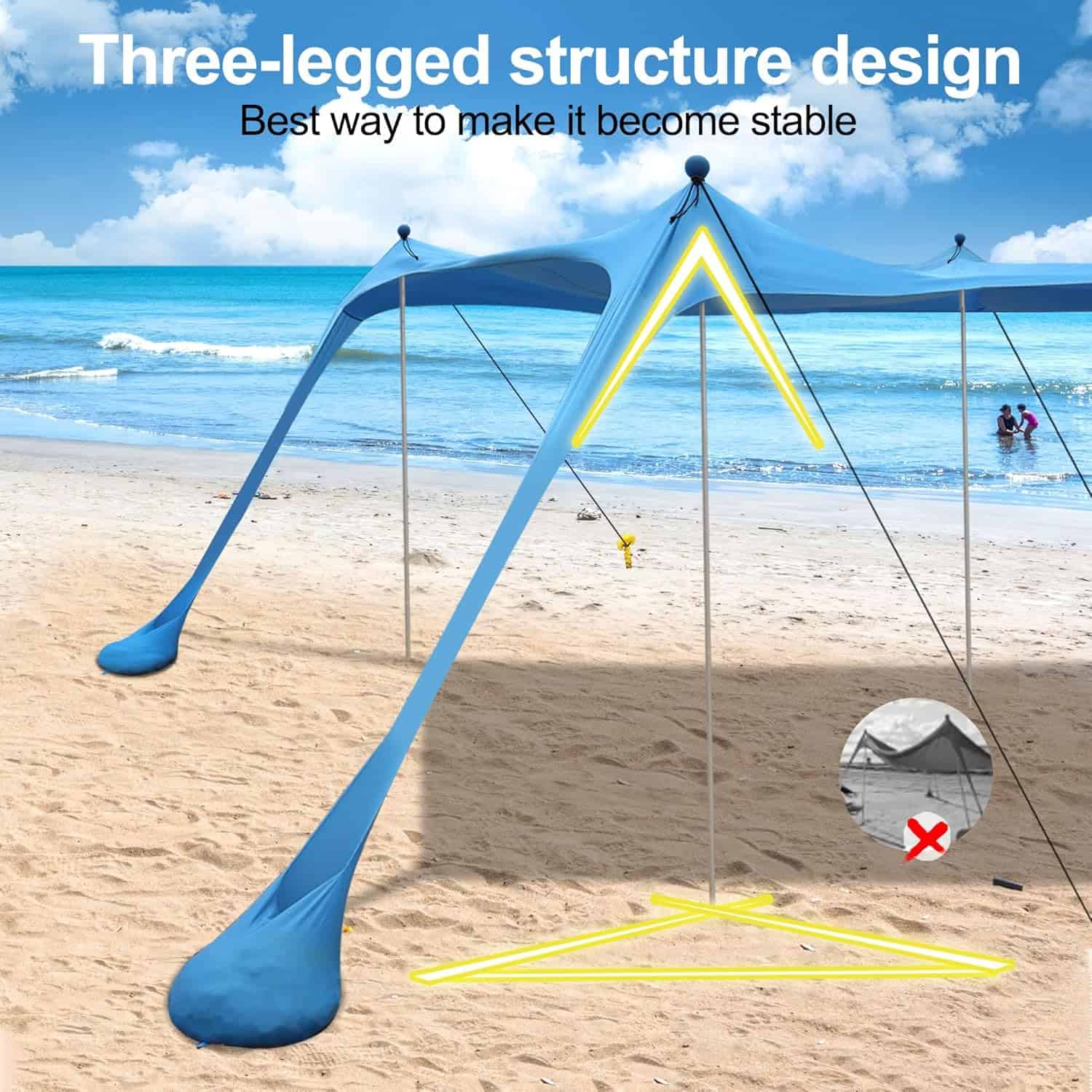 beach-tent-sun-shelter-with-upf-50-uv-protection-beach-canopy-sun-shade ...