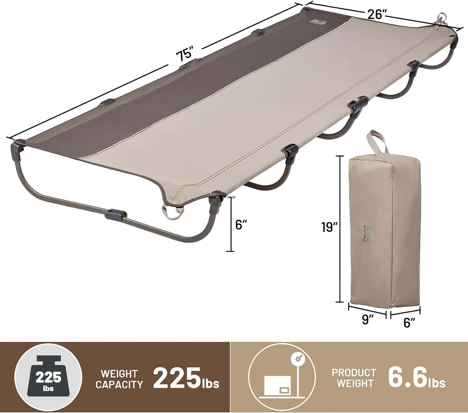timber-ridge-lightweight-aluminum-camping-cot-20-second-quick-set-up ...
