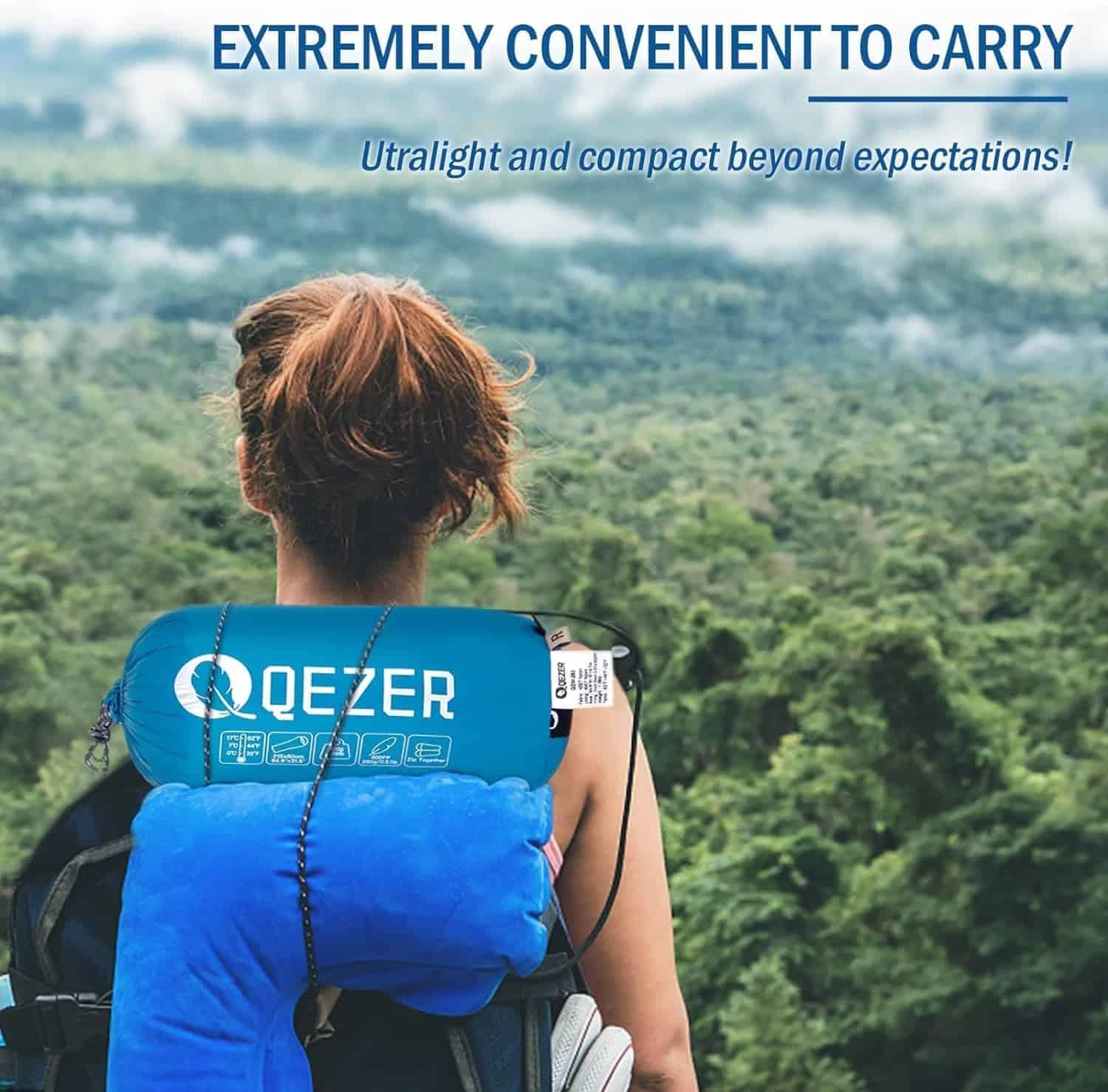 ultralight-down-sleeping-bag-for-adults-with-600-fill-power-compact ...