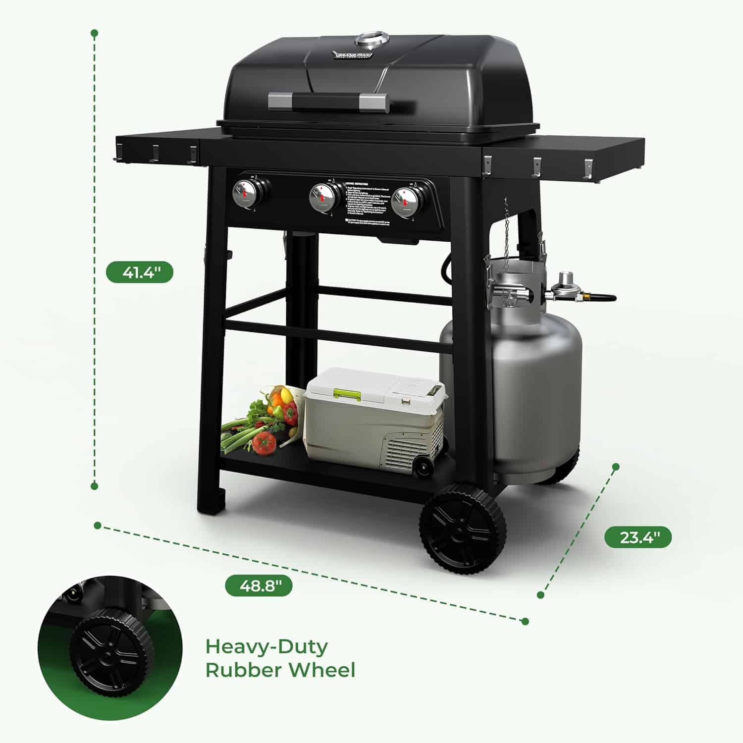 brand-man-3-burner-propane-gas-grill-with-portable-tabletop-propane ...
